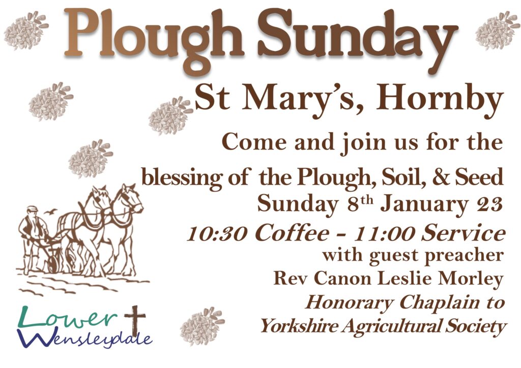 Plough Sunday – Benefice of Lower Wensleydale
