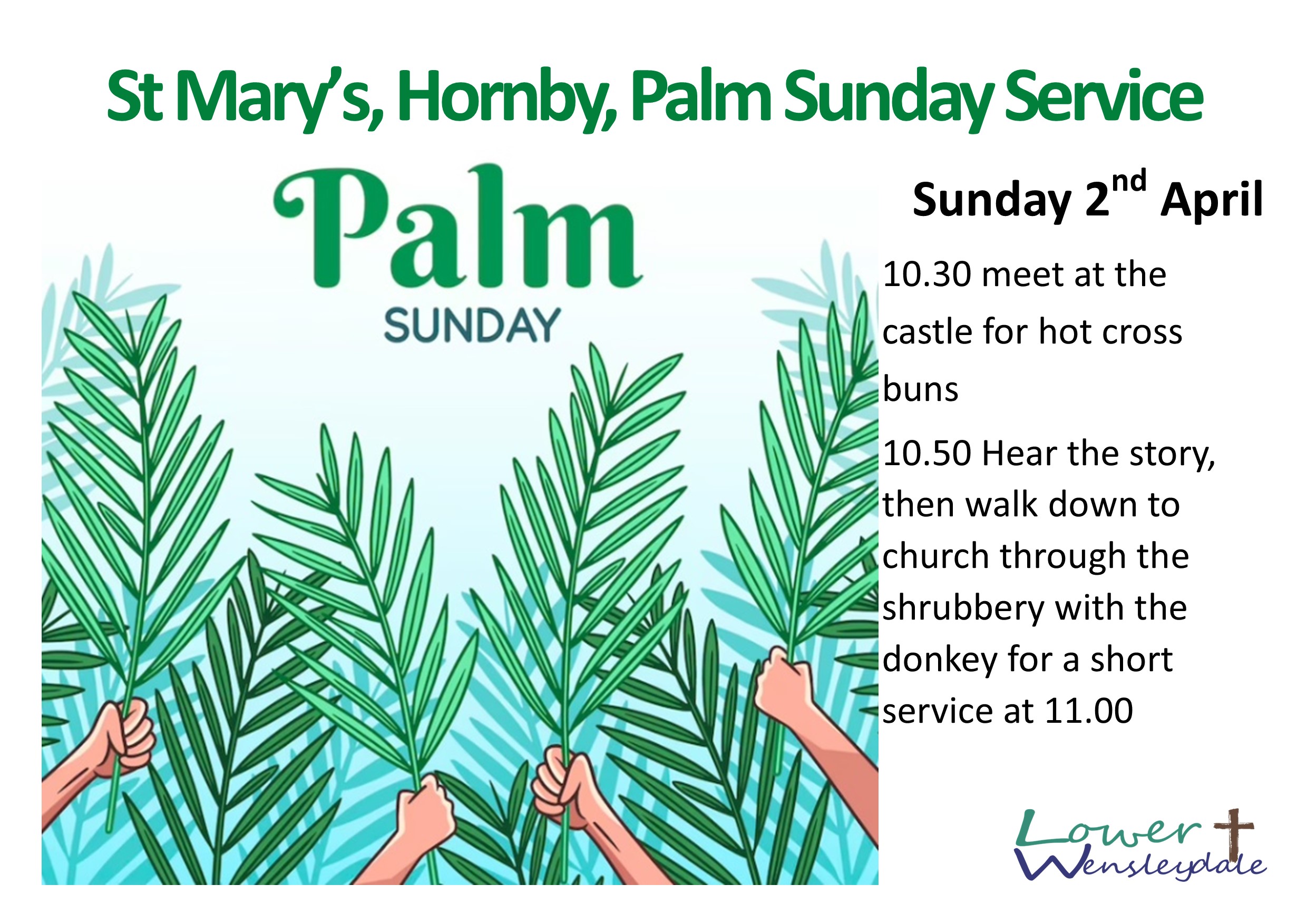 Palm Sunday at St Marys Hornby – Benefice of Lower Wensleydale