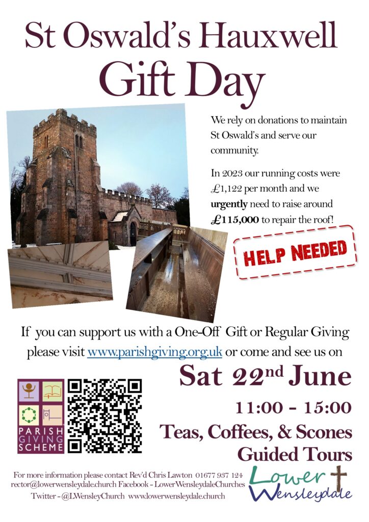 Hauxwell Gift Day – Benefice of Lower Wensleydale